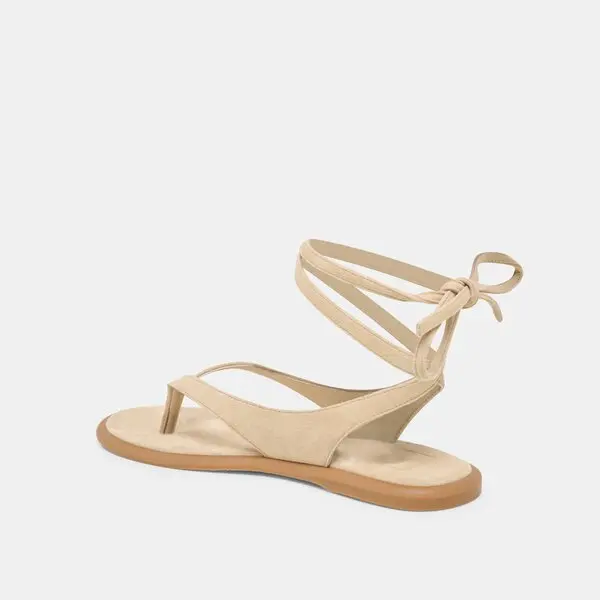 DOLCEVITA Jayden Thong Sandals - Almond Suede