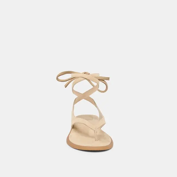 DOLCEVITA Jayden Thong Sandals - Almond Suede