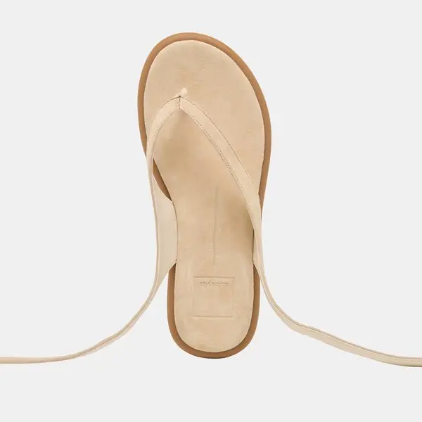 DOLCEVITA Jayden Thong Sandals - Almond Suede