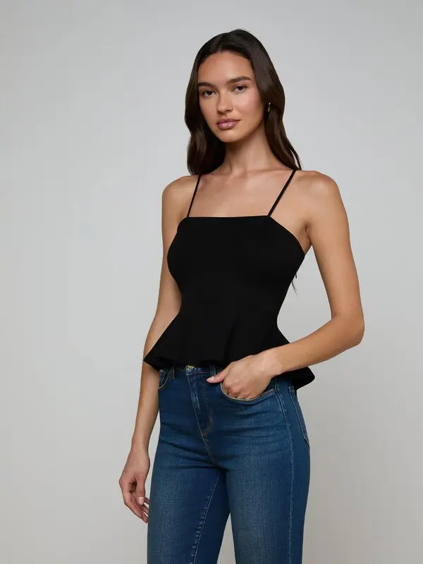 L'Agence Parisa Peplum Top