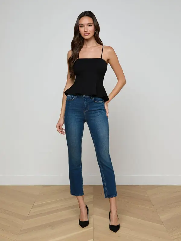 L'Agence Parisa Peplum Top