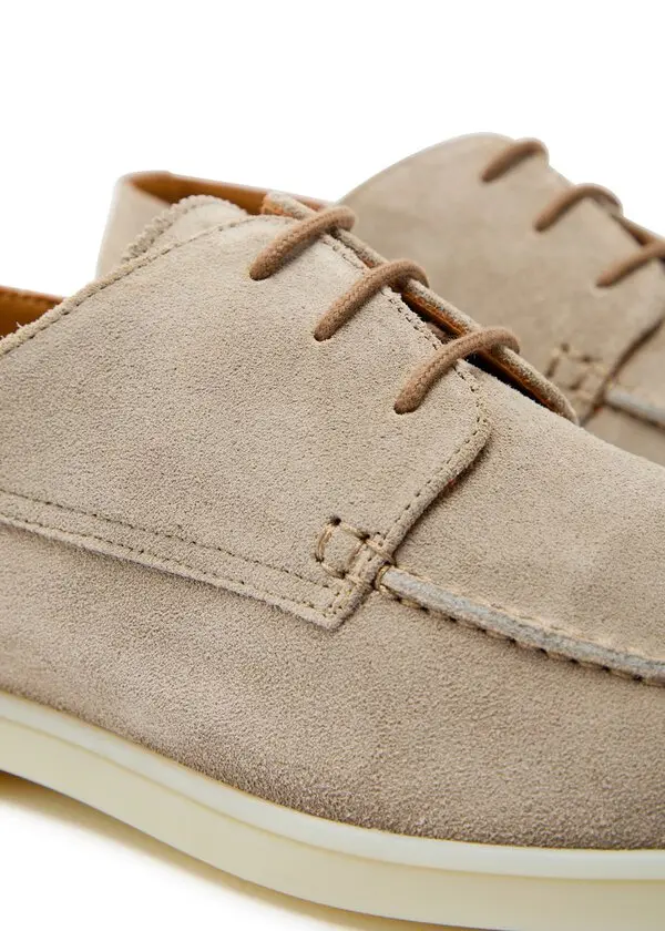 AURELIEN Boat Suede Loafers
