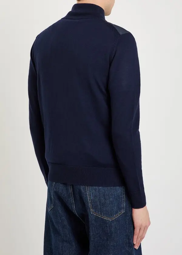 Belstaff Kelbrook Padded Shell And Wool Cardigan
