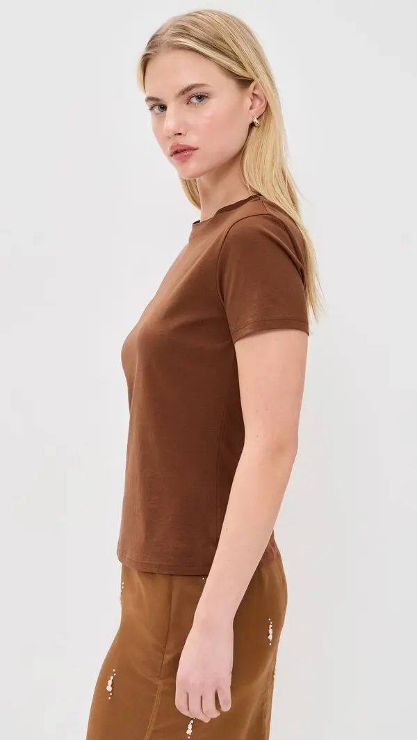 Theory Tiny Tee 2 Apex Tee - Caramel