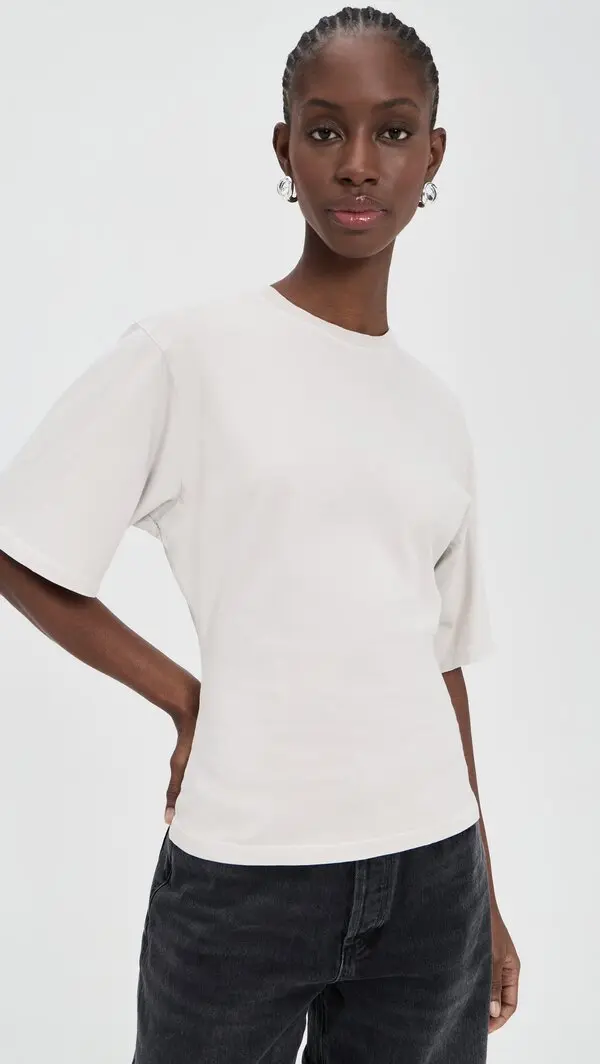 AGOLDE Storey Tee - Bone