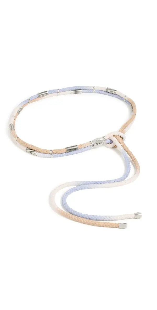 Isabel Marant Sayka Belt - Blue/silver