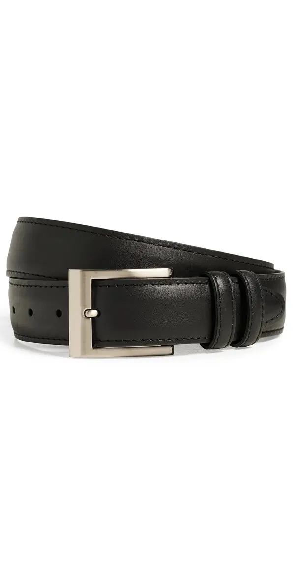Allen Edmonds Leather Belt - Black Leather