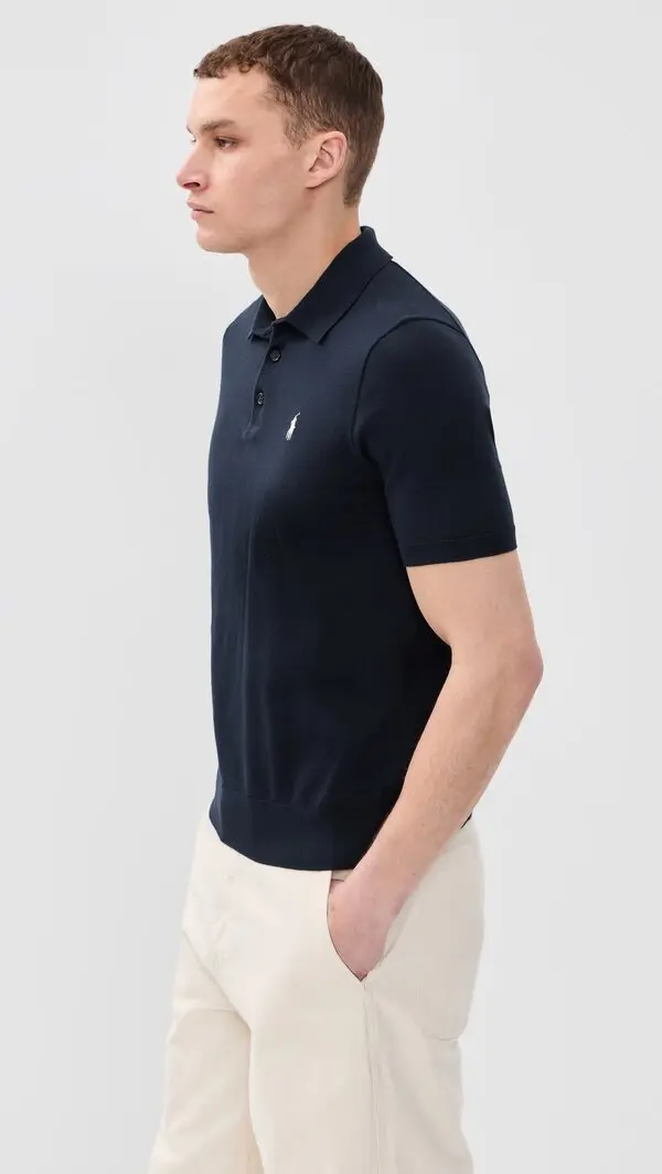 Polo Ralph Lauren Cotton Polo Sweater - Hunter Navy