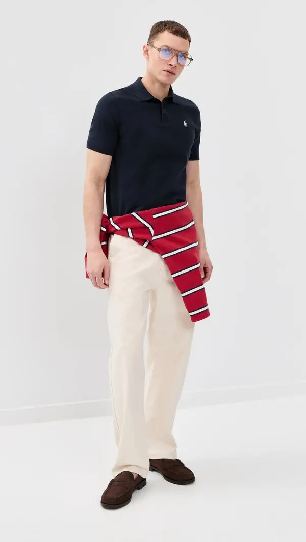 Polo Ralph Lauren Cotton Polo Sweater - Hunter Navy