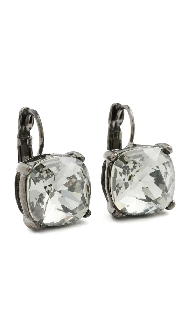 KENNETH JAY LANE Faceted Square Stone Earrings