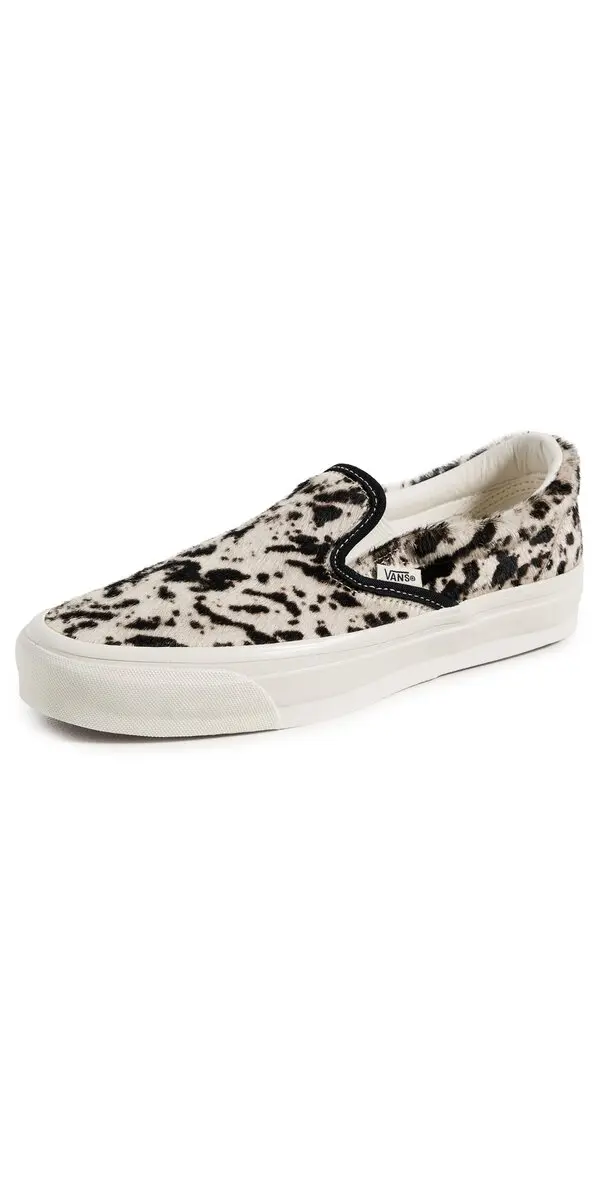 VANS Lx Classic Slip-on Sneakers - Pony Hair Black/white