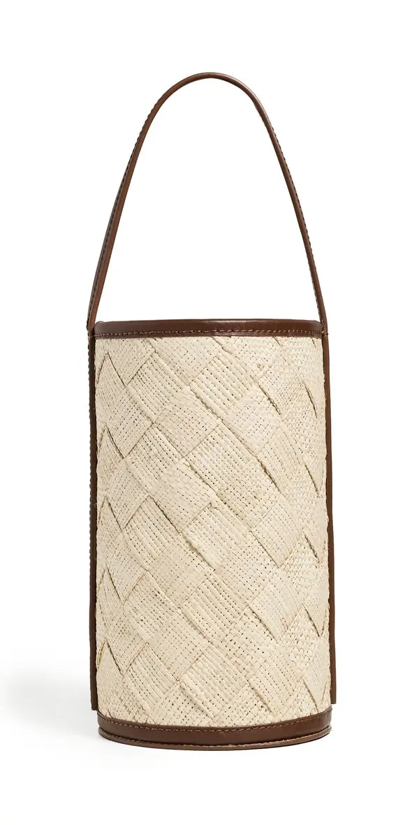 Poolside Cylinder Bag - Natural