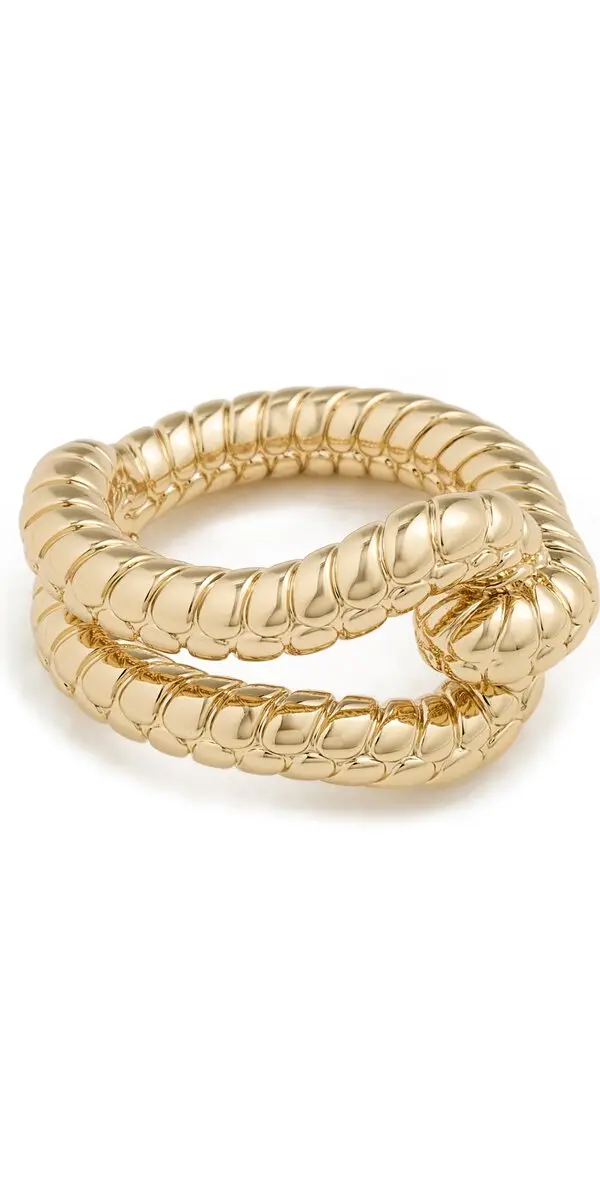 JENNIFER FISHER Madison Knot Ring - Yellow Gold