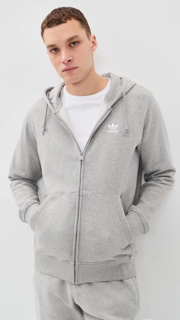 Adidas Trefoil Essentials Full Zip Hoodie