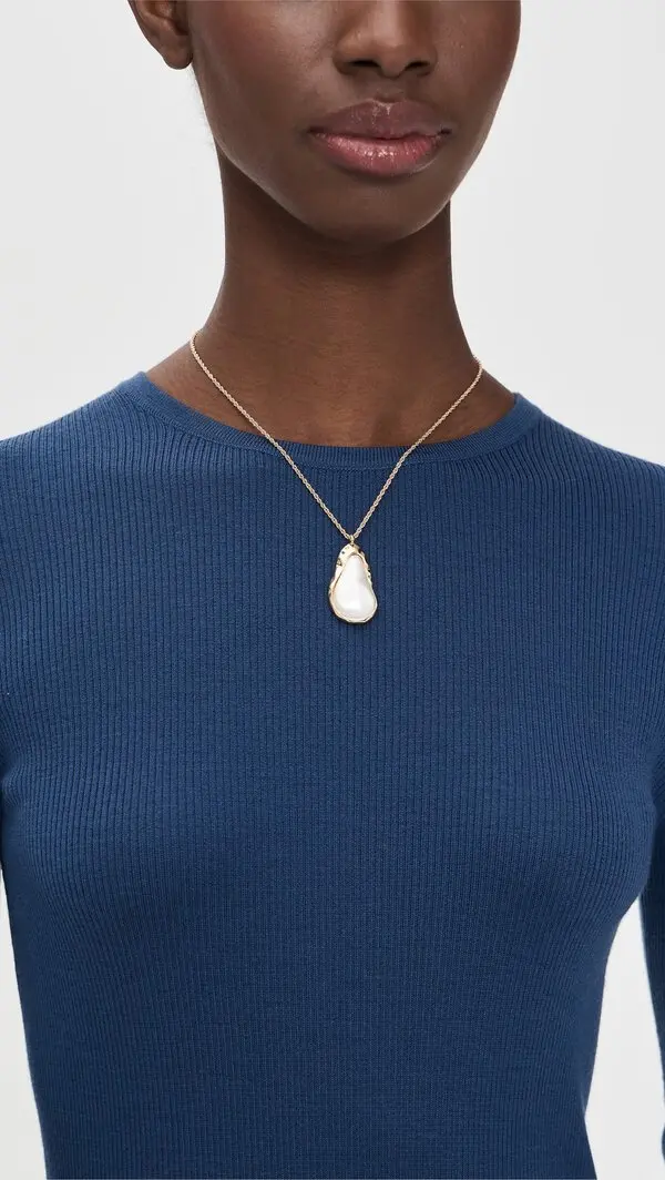 Ettika Pearl Pendant Necklace