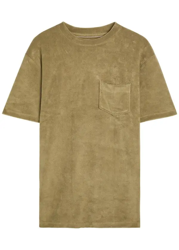 AURELIEN Terry T-shirt - Khaki