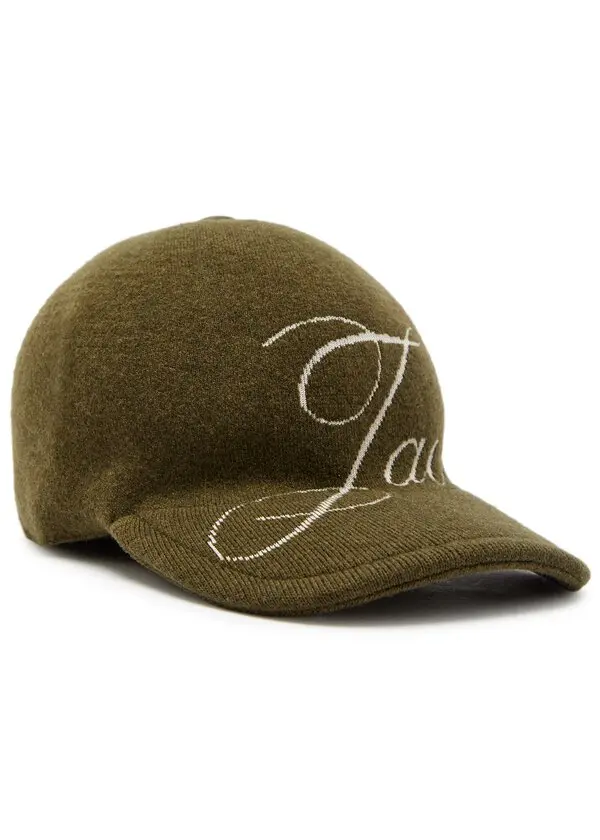 Jacquemus La Casquette Atelier Merino Wool-blend Cap - Khaki