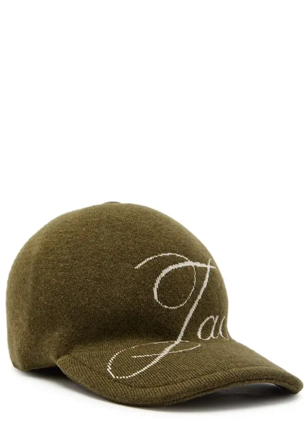 Jacquemus La Casquette Atelier Merino Wool-blend Cap - Khaki