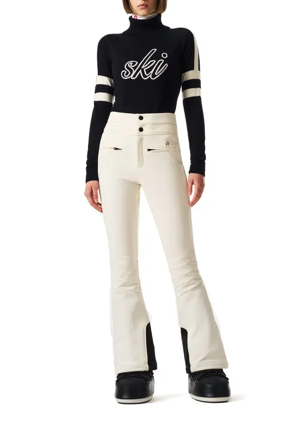 Perfect Moment Aurora Flared-leg Ski Trousers - Ivory