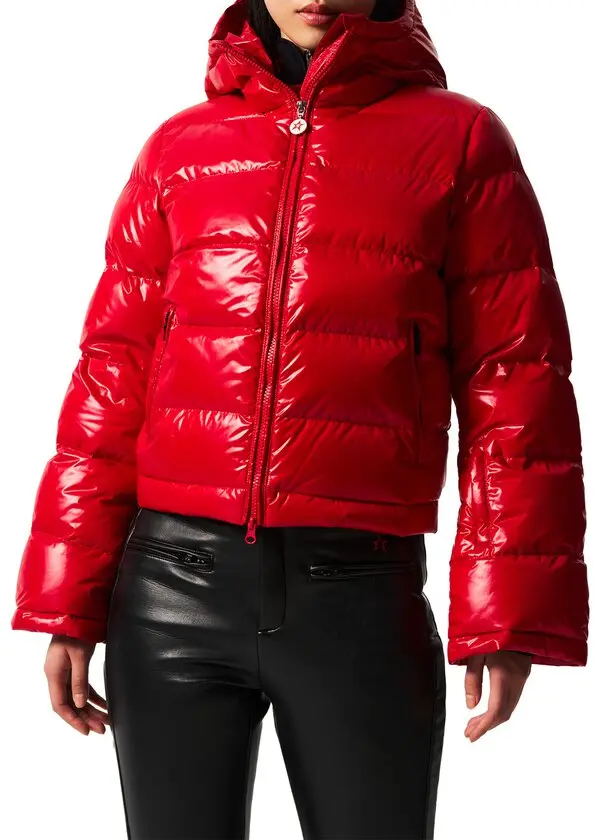 Perfect Moment Polar Puffer Ski Jacket - Red