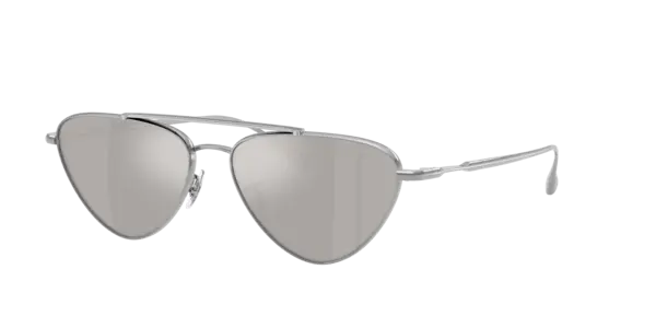 Oliver Spencer Aviator Sunglasses - Soft Silver Mirror