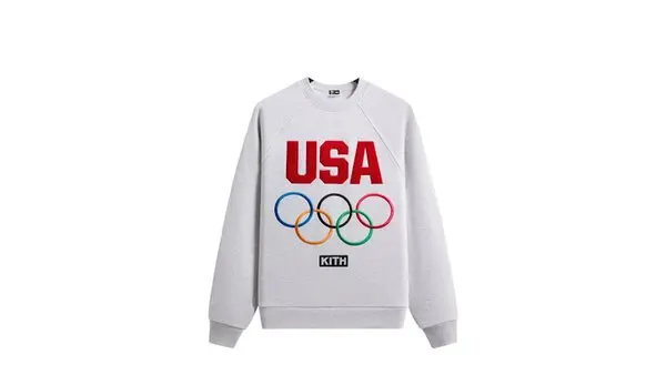 Kith Team Usa Raglan Nelson Crewneck Sweatshirt