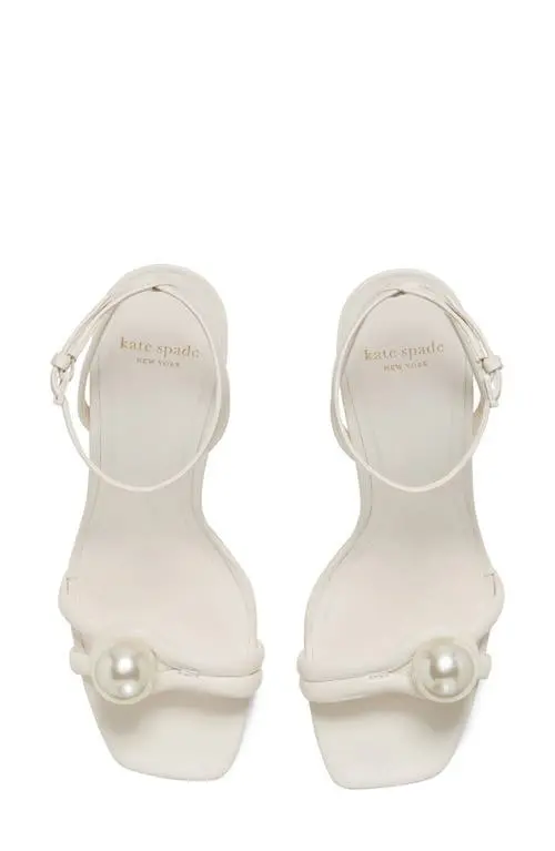 Kate Spade New York Harmony Ankle Strap Sandal - Cream