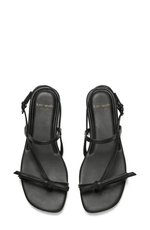Kate Spade New York Loop Ankle Strap Sandal - Black