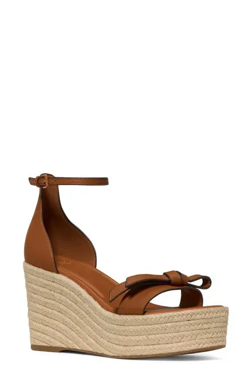 Kate Spade New York Espadrille Platform Wedge Sandals - Saddle