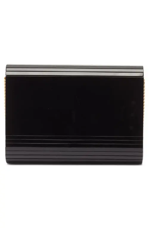 Saint Laurent Mini Vicky Plexiglas Minaudiere - Noir