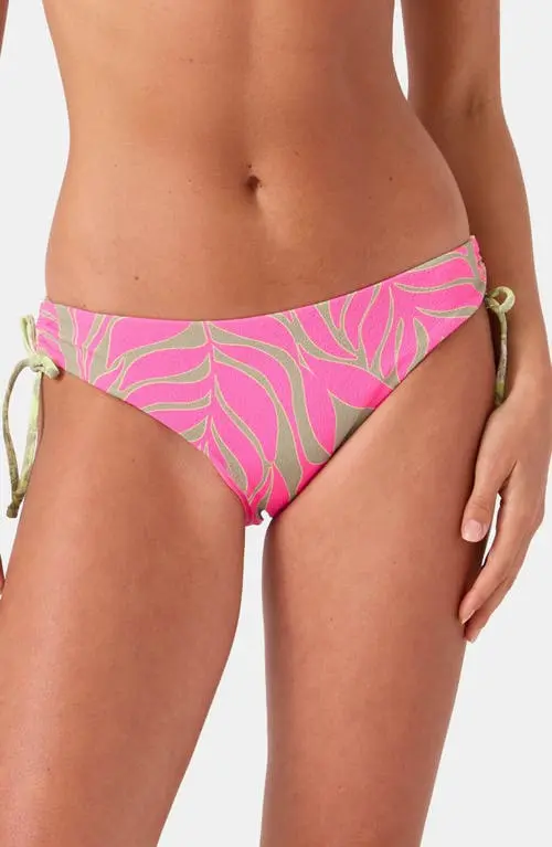 Roxy Stay Wild Hipster Bikini Bottom - Pink Combo