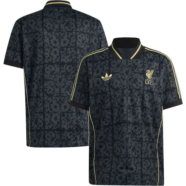 Adidas Liverpool Lifestyler Jersey - Gray
