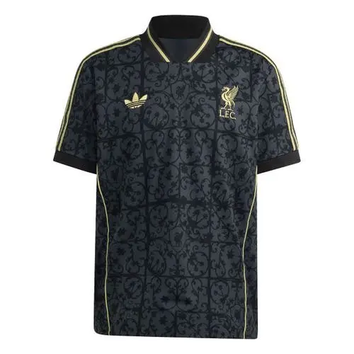 Adidas Liverpool Lifestyler Jersey - Gray