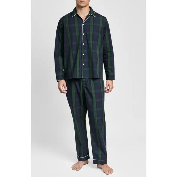 Sleepy Jones Henry Pajama Set - Blackwatch