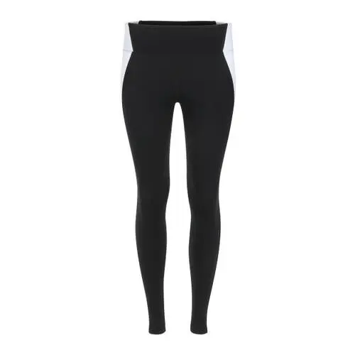 LEZAT Neda Colorblock Organic Cotton High Waisted Legging - Black