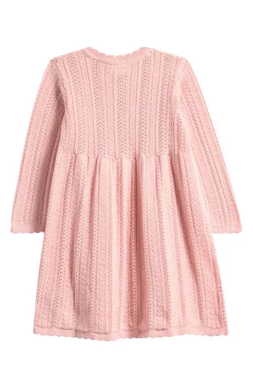 NEXT Pointelle Knit Sweater Dress