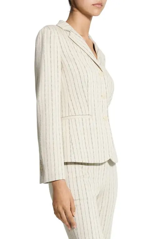 Theory Striped Single-breasted Blazer