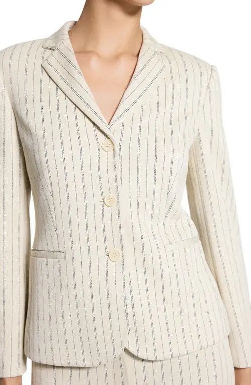 Theory Striped Single-breasted Blazer