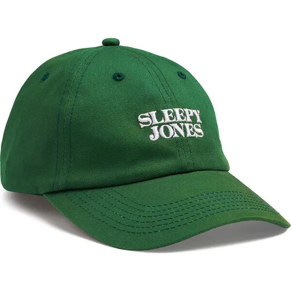 Sleepy Jones Logo Baseball Cap - Green