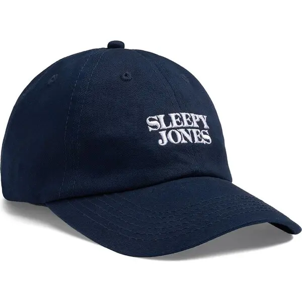 Sleepy Jones Logo Baseball Cap - Navy