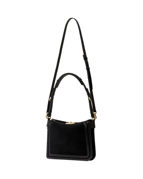LANVIN Small Asymmetrical Bag With Python Finishing