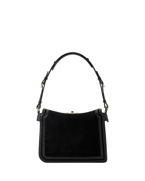 LANVIN Small Asymmetrical Bag With Python Finishing