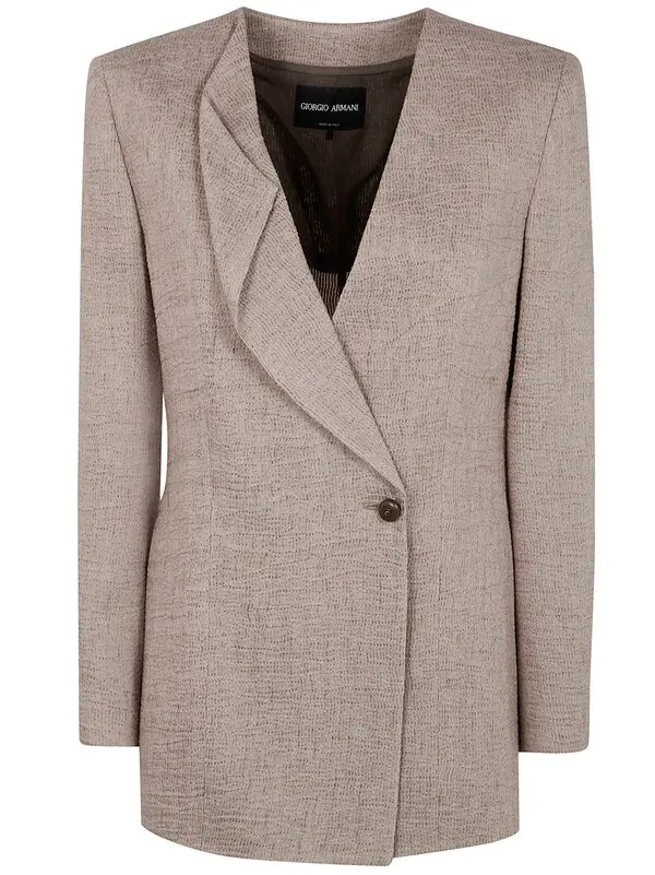 Giorgio Armani Linen And Silk Blazer