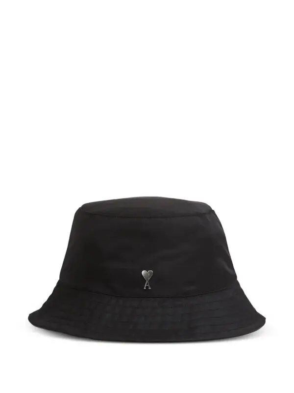 Ami De Coeur Stud Bucket Hat - Black