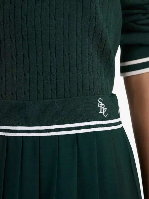 SPORTY & RICH Src" Abigail Skirt - Green