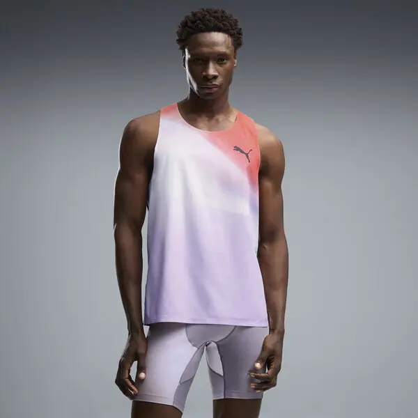 PUMA Lightspeed Ultraweave Lightweight Running Singlet - Gray