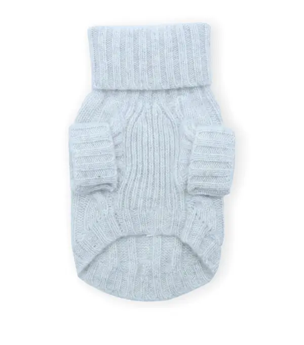 Ralph Lauren Cashmere Cable-knit Dog Sweater