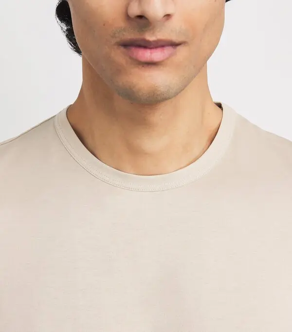 Sunspel Supima Cotton Classic T-shirt - Beige