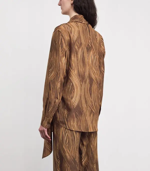 RETORI Silk Grass Waves Shirt