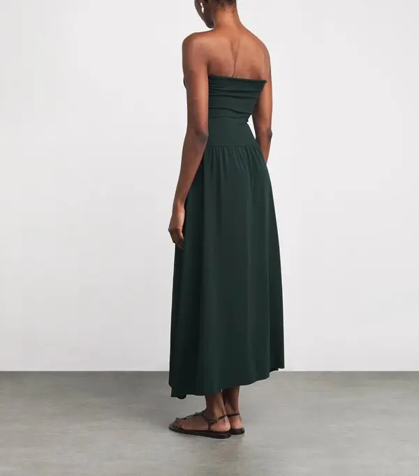 ERES Crepe Jersey Oda Maxi Dress - Green